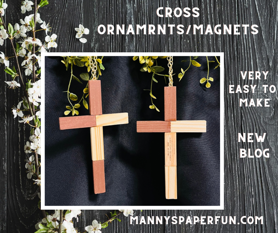 Jenga Block Cross Ornaments – Manny’s Paper Fun