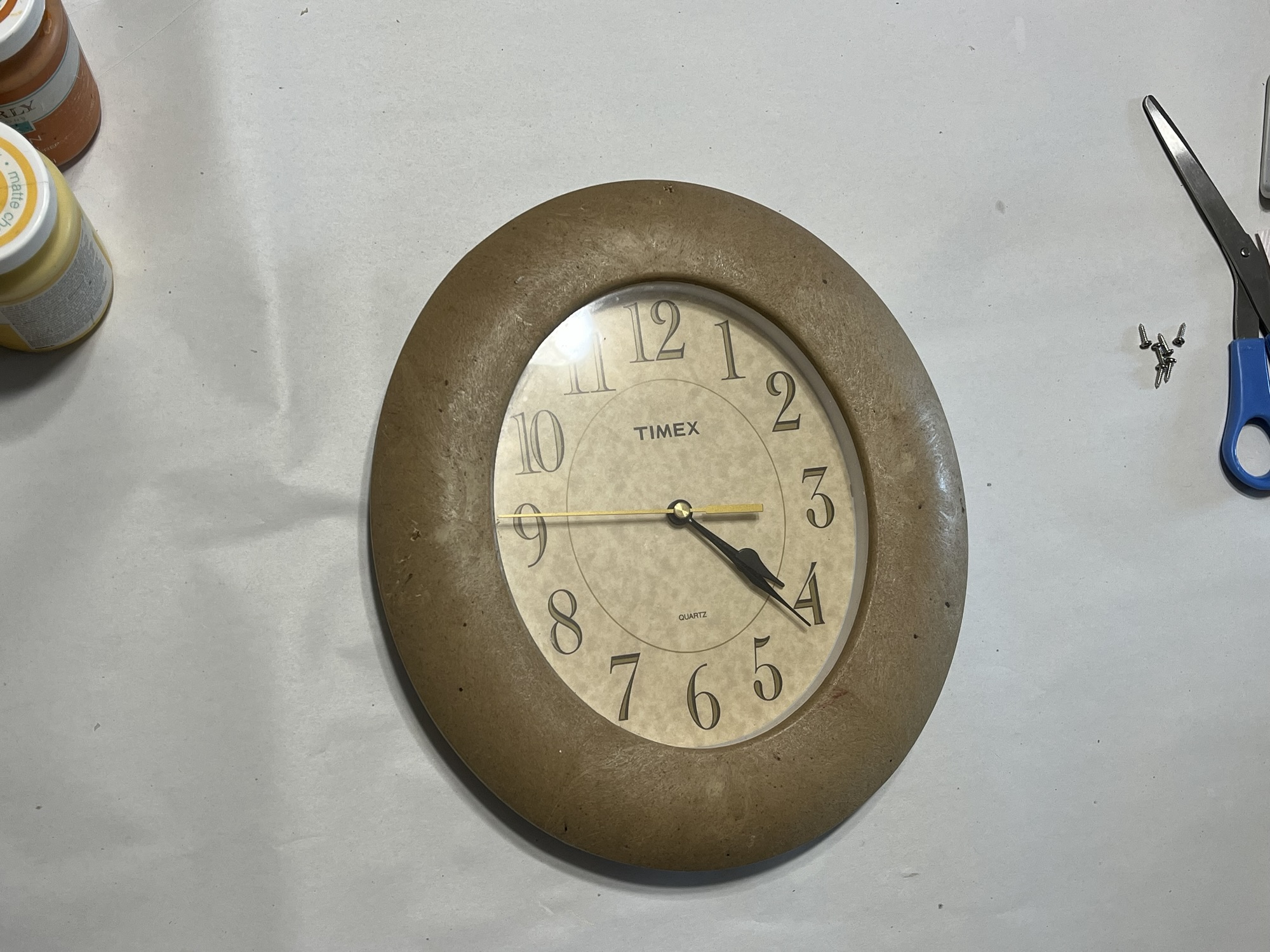 Clock Makeover – Manny’s Paper Fun